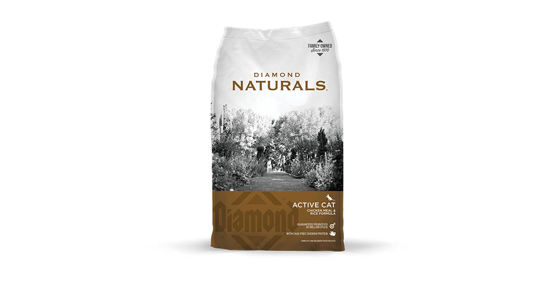 Active Cat Chicken Meal & Rice Formula | Diamond Naturals